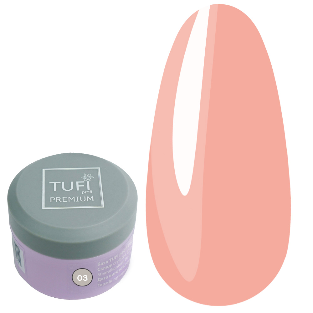 TUFI profi PREMIUM RUBBER FRENCH BASE 03 - buy with delivery| Tufishop.com