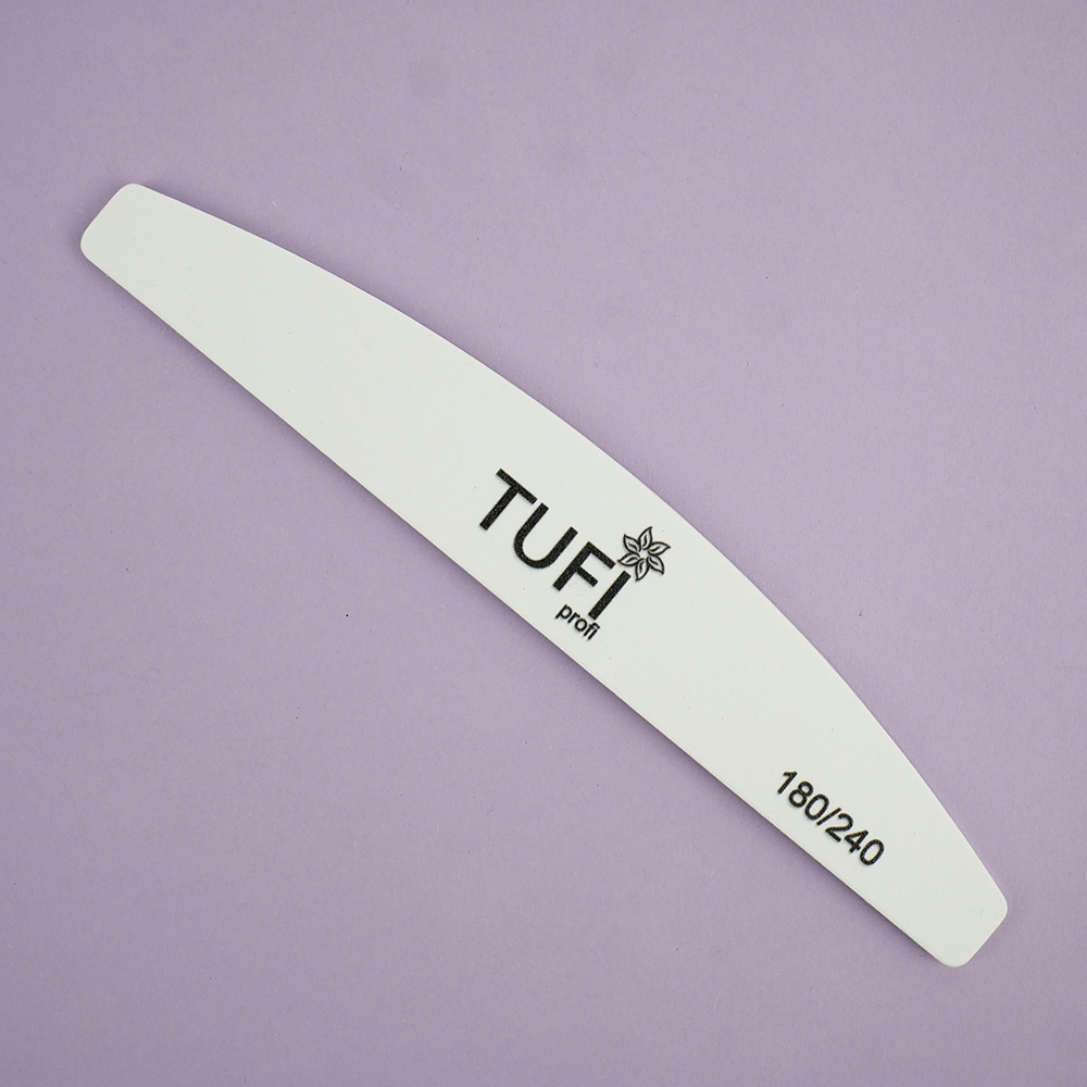 Half-round nail file TUFI profi PREMIUM - buy with delivery / Tufishop.com